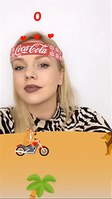 Filtre Instagram - Coca Cola - Miko Jump